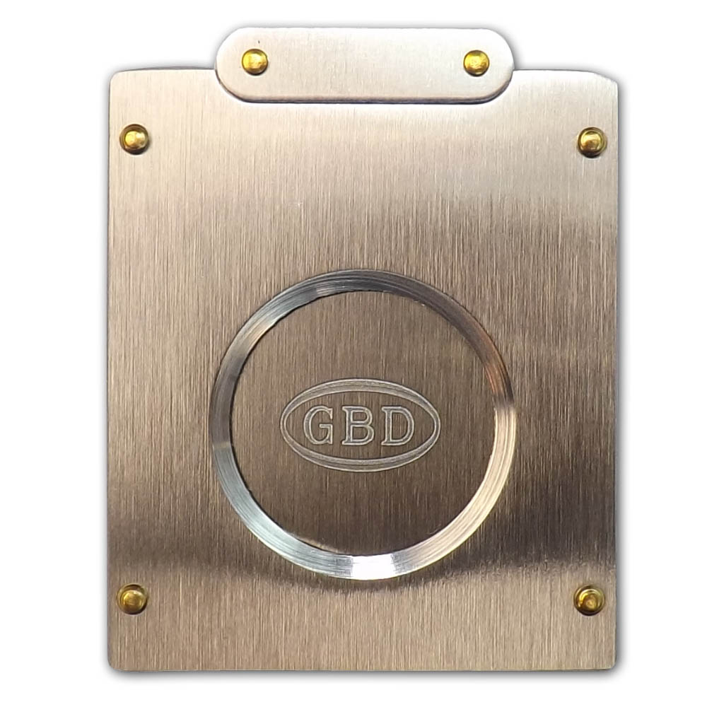 GBD Ultra Slim Cigar Cutter - Satin Chrome